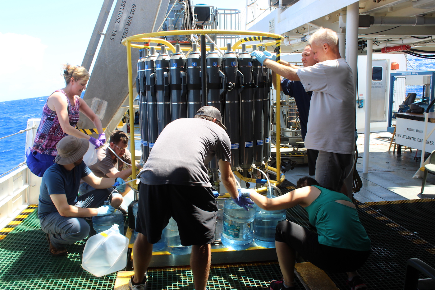 First day of sampling – Science at Sea